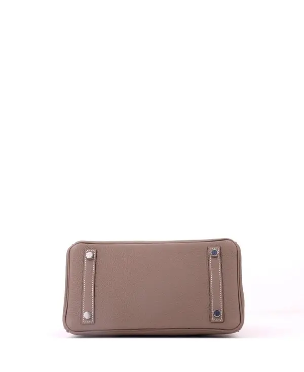 Hermès Birkin 25 Handbag Grey Togo With Palladium Hardware