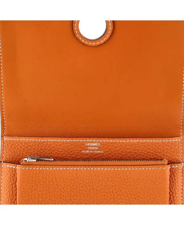 Hermès Dogon Compact Wallet Leather