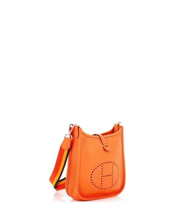 Hermès Tpm Evelyne Bag Gen Iii Clemence - Orange