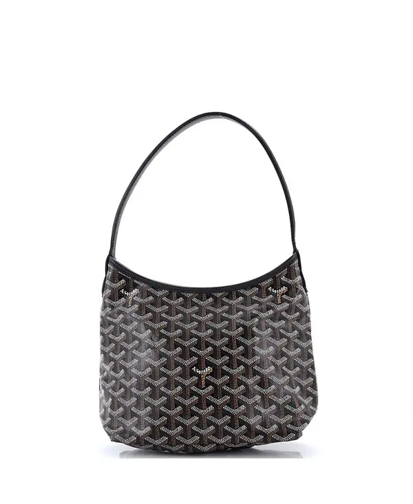 Goyard Boheme Hobo Coated Canvas - Black