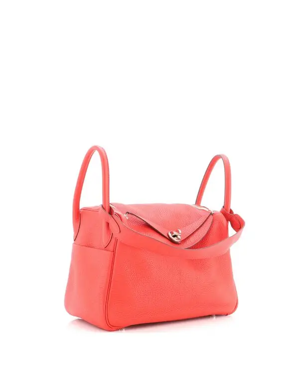 Hermès 30 Lindy Bag Clemence - Red