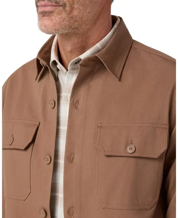 Mizzen+main Warren Shirt Jacket - Mocha