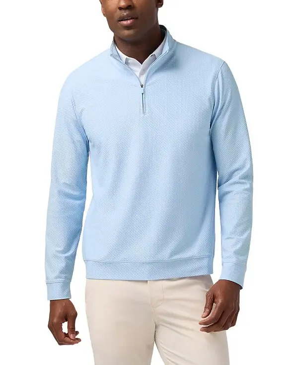 Mizzen+main Easton Quarter Zip Sweater - Cloud Blue Regular
