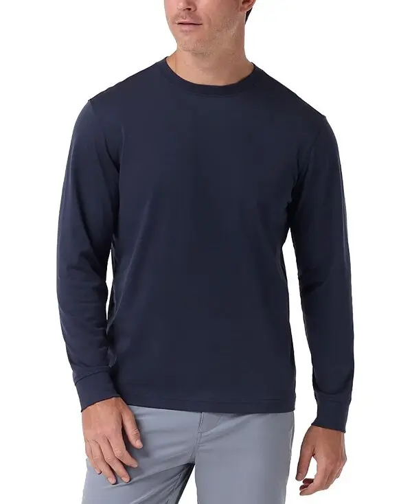Mizzen+main Palmer Long Sleeve T-shirt - Navy