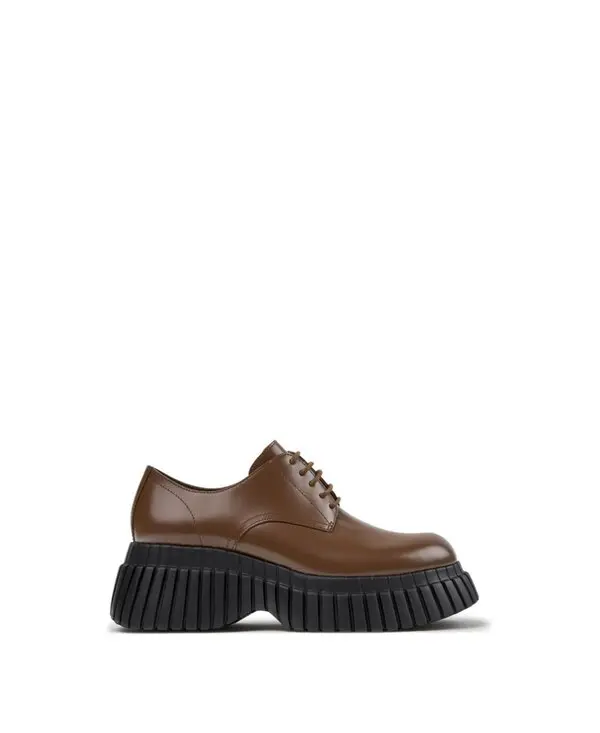 Camper Pix Bcn Leather Shoe - Brown