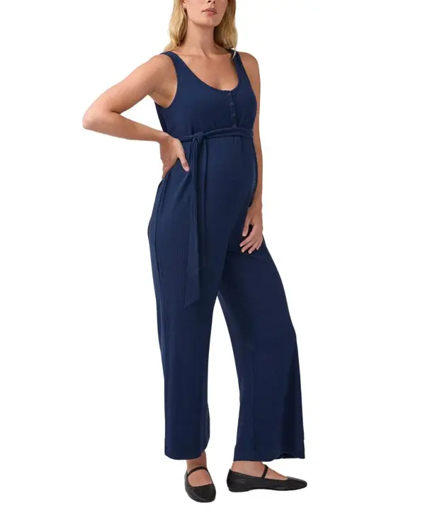 INGRID & ISABEL Maternity Leisure Wide Leg Jumpsuit