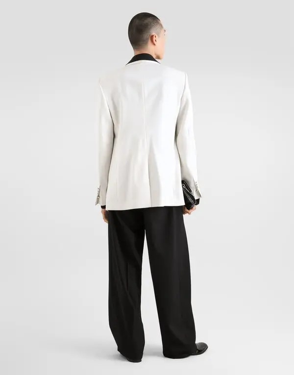 Dolce & Gabbana Gold Crêpe De Chine Shirt
