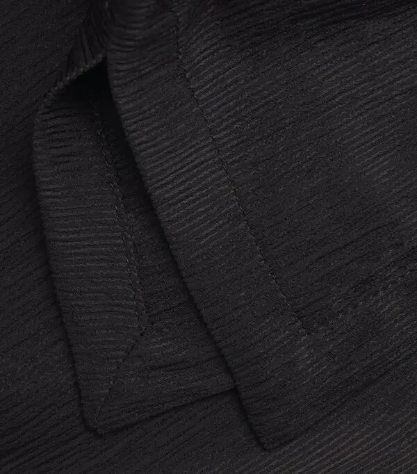 Eskandar Silk Plissé Midi Dress