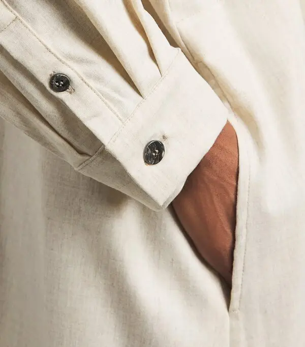 Eskandar Wool-blend Shirt Dress