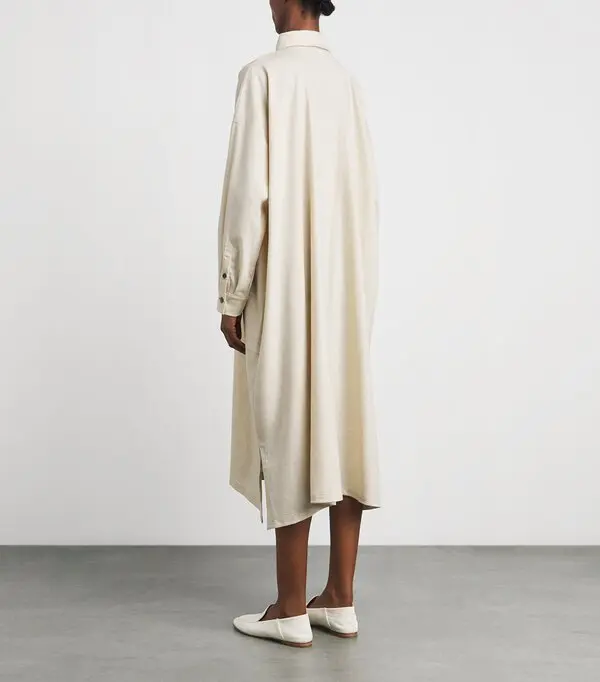 Eskandar Wool-blend Shirt Dress