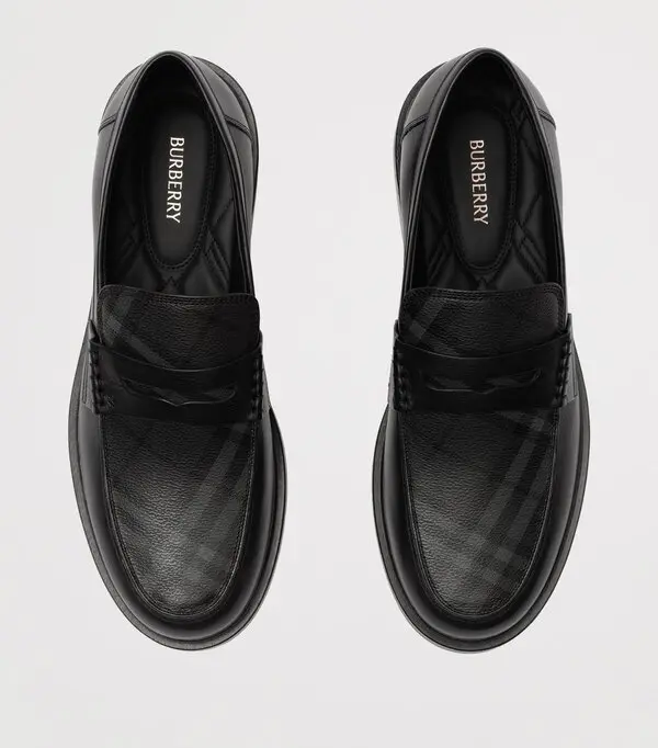 Burberry Check Pembroke Loafers