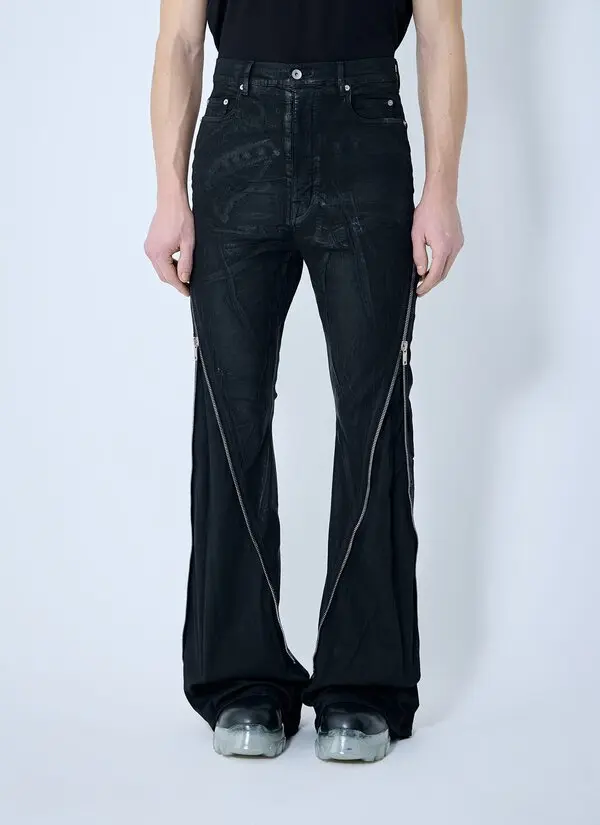 Rick Owens Bolan Banana Zipped Trousers