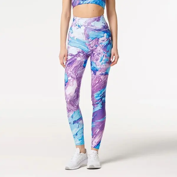 ALOHA FROM DEER Azure Fantasy Highwaist Leggings - Blue