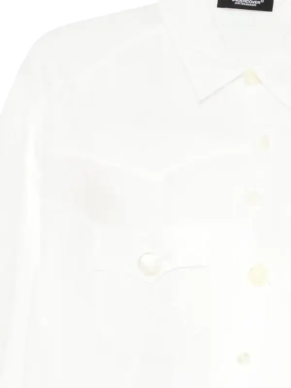 Undercover Distorted Panel Shirt - White
