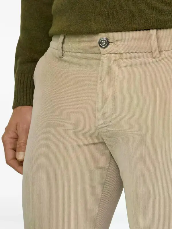 Boggi Milano Stretch Velvet Trousers