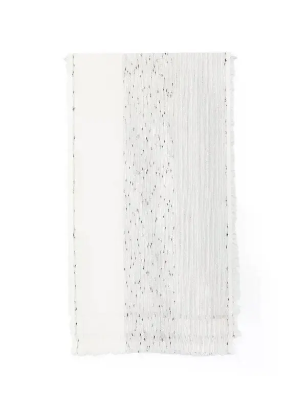 Faliero Sarti Vania Frayed Scarf - White