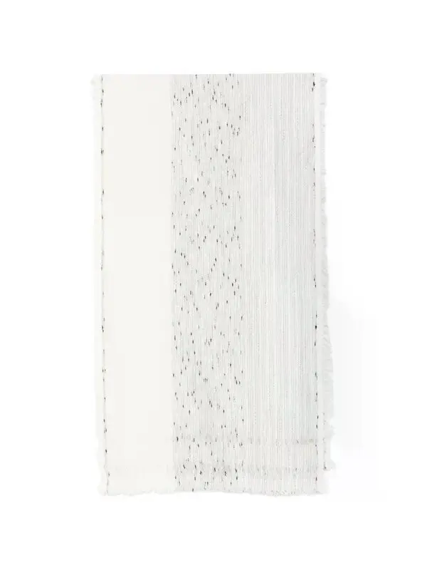 Faliero Sarti Vania Frayed Scarf - White
