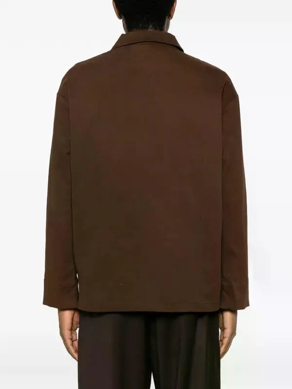 Imperial Button-up Patch-pocket Shirt Jacket