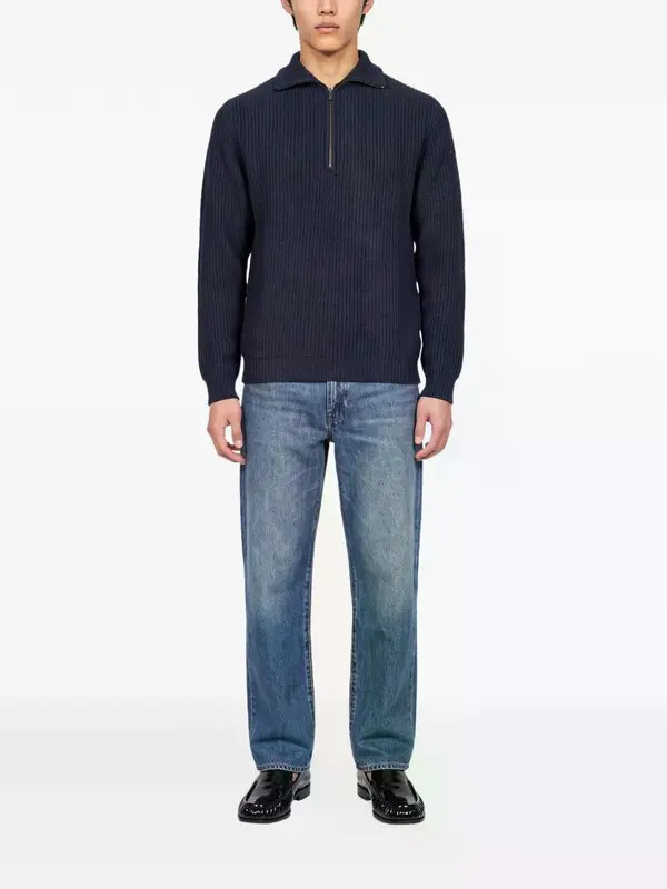 MANIFATTURE DEL NORD Half-zip Sweater