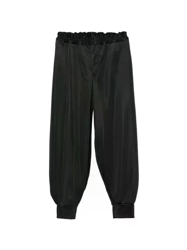 Comme Des Garçons Elasticated-waistband Tapered Trousers