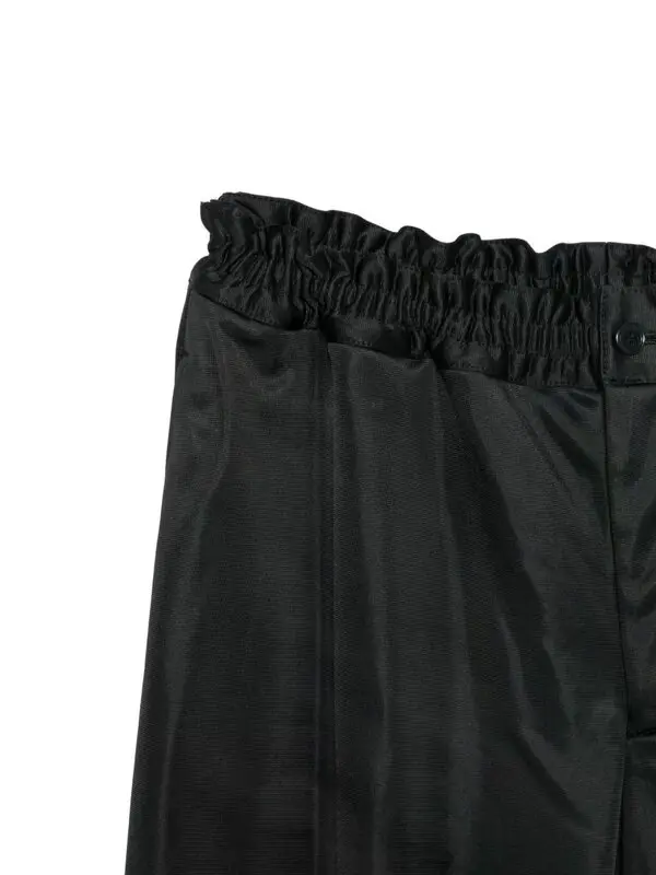 Comme Des Garçons Elasticated-waistband Tapered Trousers