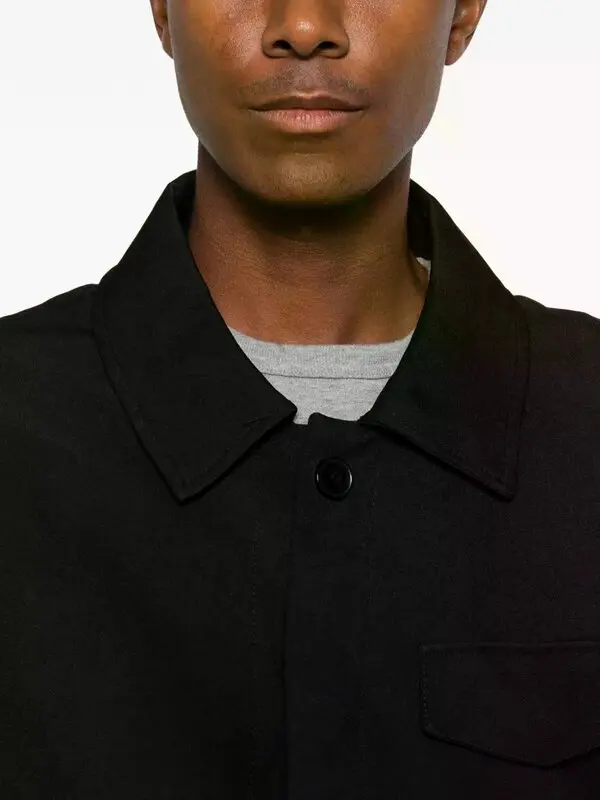 Imperial Button-up Flap-pocket Shirt Jacket