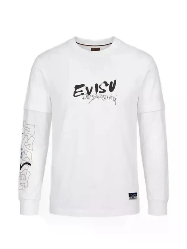 EVISU Daruma-print Long-sleeve T-shirt