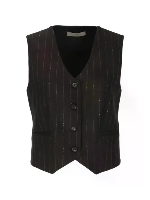 D.exterior Pinstripe Sequin-embellished Waistcoat