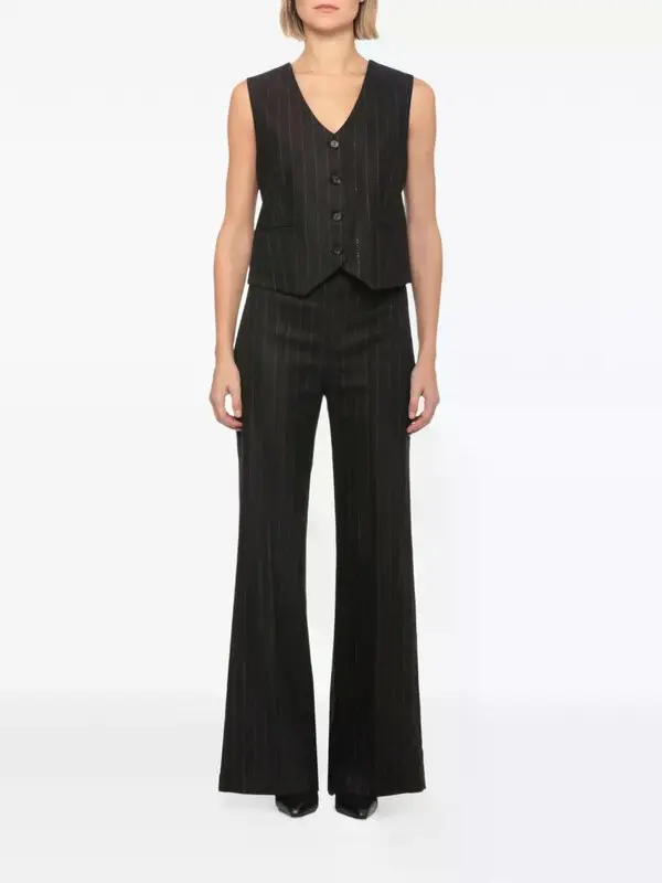 D.exterior Pinstripe Sequin-embellished Waistcoat