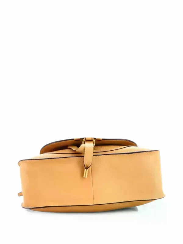 Chloé Marcie Leather Medium Satchel - Neutrals