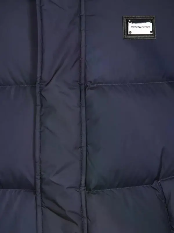 Emporio Armani Down Jacket In Ultra Fine Ribstop With Regular Fit