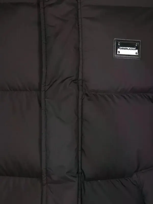 Emporio Armani Down Jacket In Ultra Fine Ribstop With Regular Fit - Black