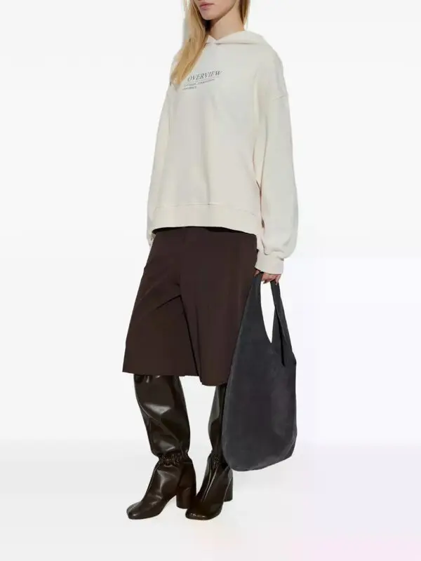 AKEP Graphic-print Cotton Hoodie