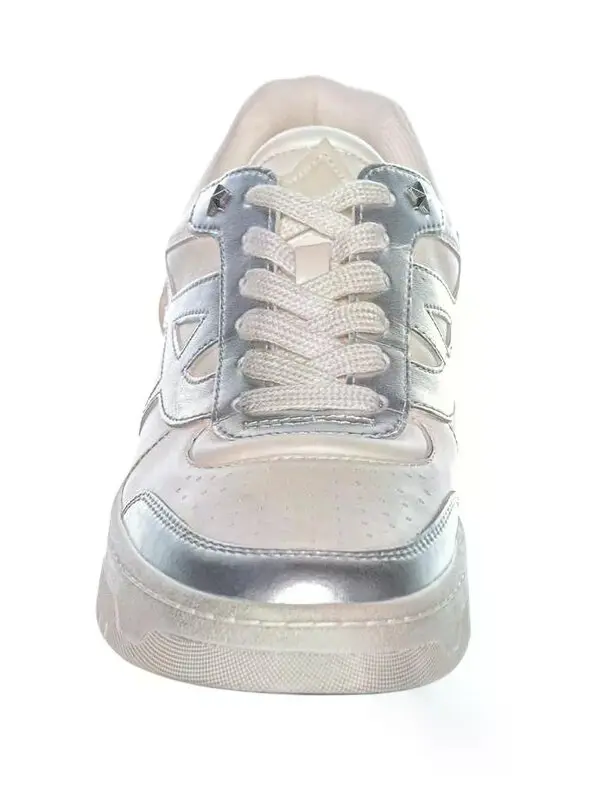 Ash Blake Metallic-effect Panelled Sneakers