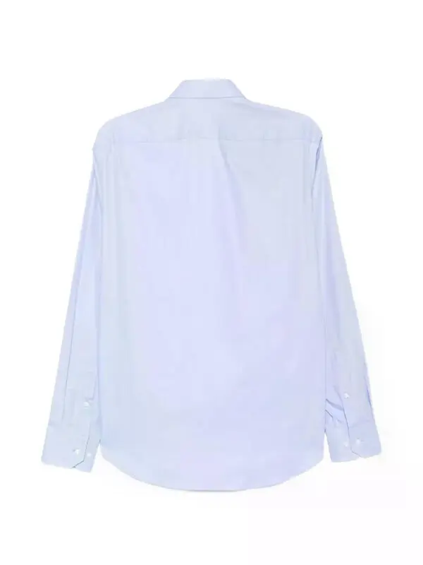 BOSS Herringbone Spread-collar Shirt