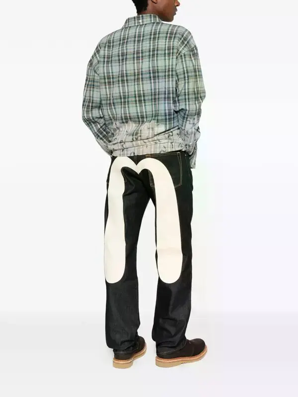 EVISU Daicock-print Jeans