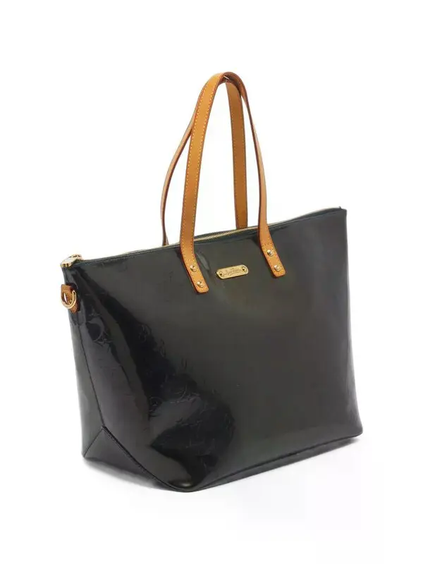 LOUIS VUITTON 2009 Gm Bellevue Monogram Vernis Tote Bag - Green