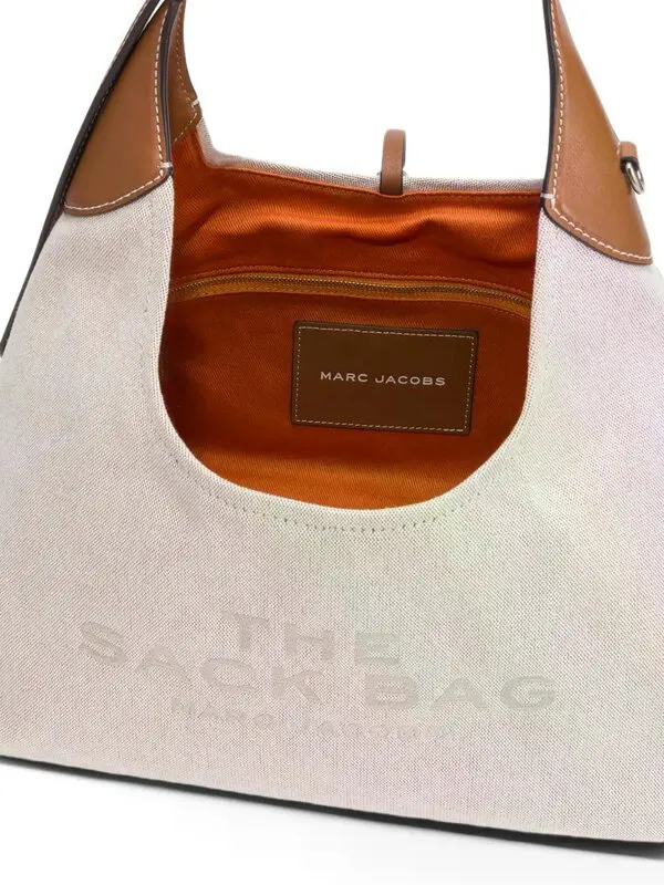 Marc Jacobs The Leather-trim Canvas Belted Sack Bag