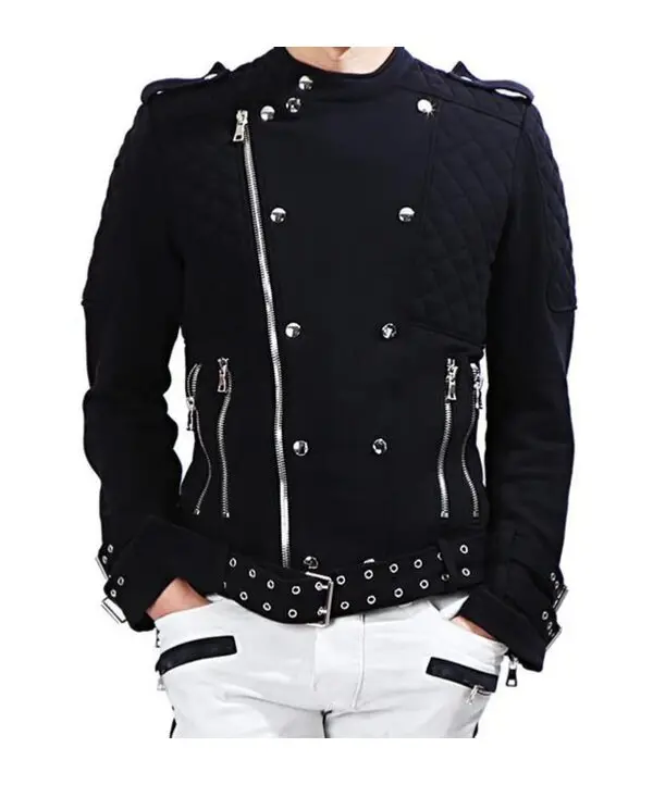 Balmain Long-sleeved Zip-up Jacket - Black
