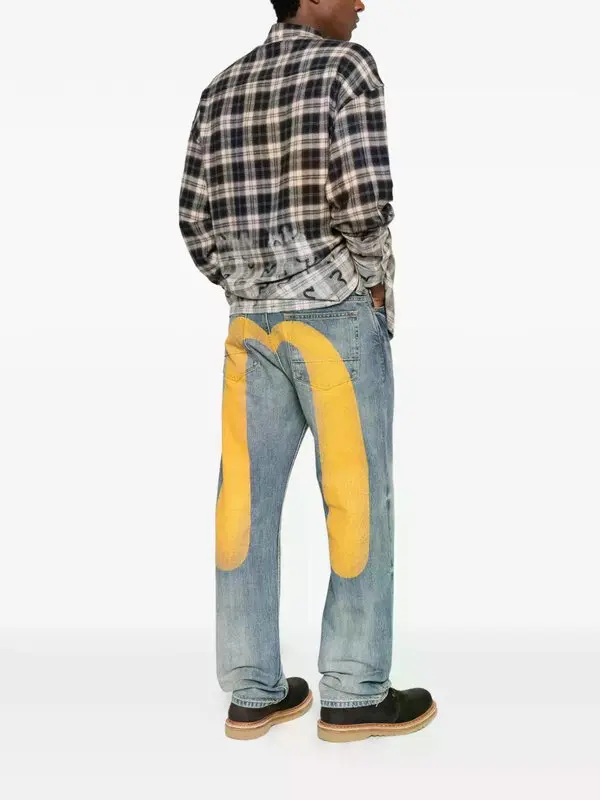 EVISU Daicock-print Jeans
