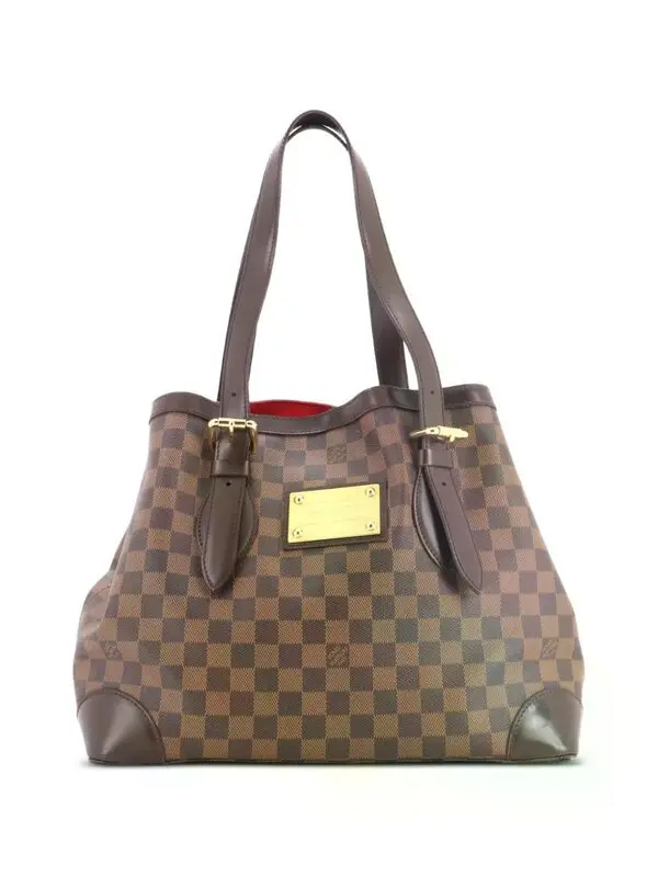LOUIS VUITTON Hampstead Handbag Damier Gm Tote Bag - Brown