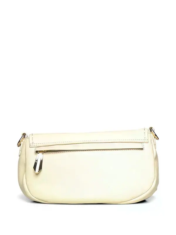 BIASIA Whipstitch-trim Leather Shoulder Bag