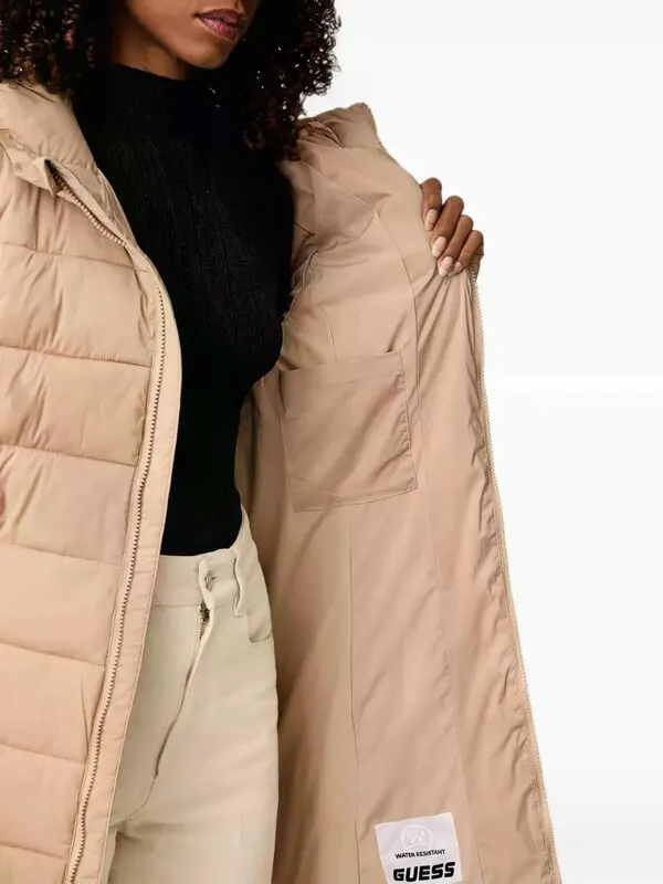 Guess Quilted Hooded Jacket