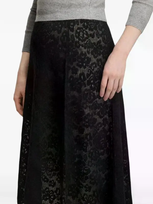 Extreme Cashmere Kelly Lace Midi Skirt
