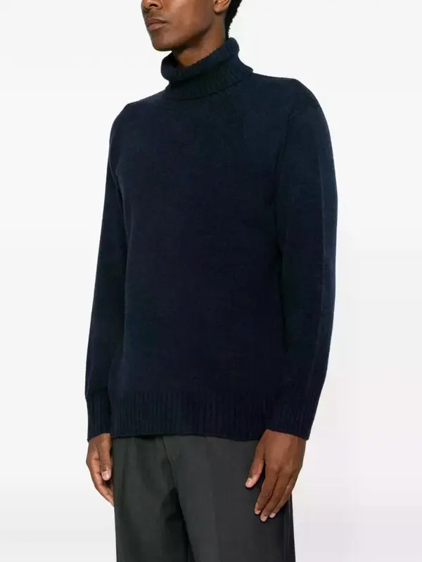 AMARANTO Roll-neck Knitted Sweater