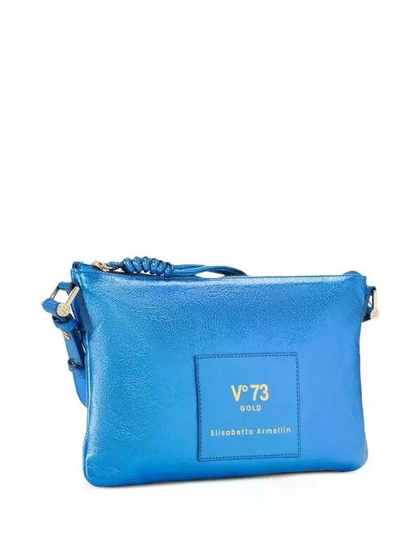 V°73 Metallic Leather Shoulder Bag - Blue