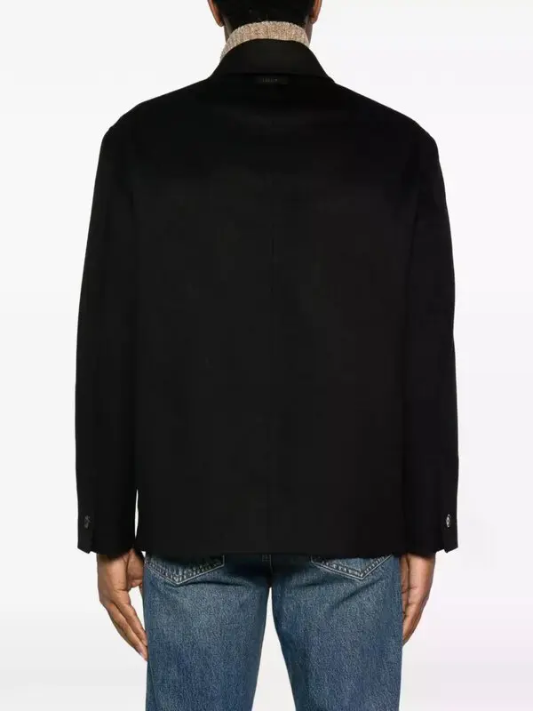 LARDINI Wool Flap-pocket Jacket