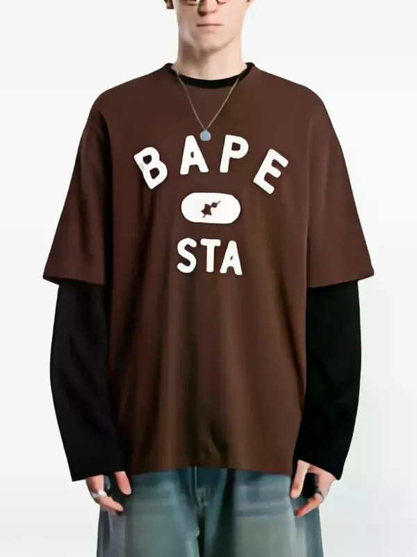 A BATHING APE Sta Round-neck T-shirt