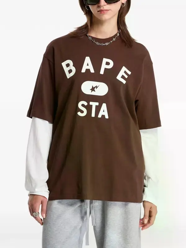 A BATHING APE Sta Round-neck T-shirt