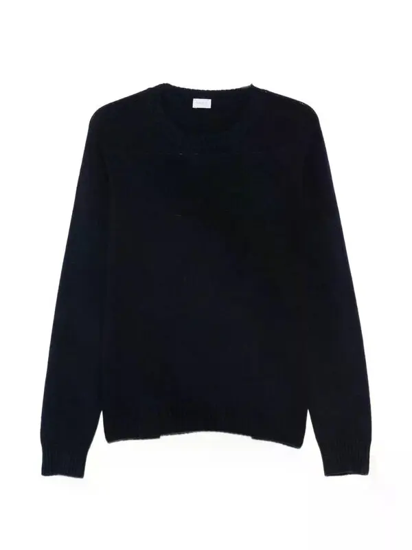 04651 / A TRIP IN A BAG Crew-neck Ribbed-trim Sweater